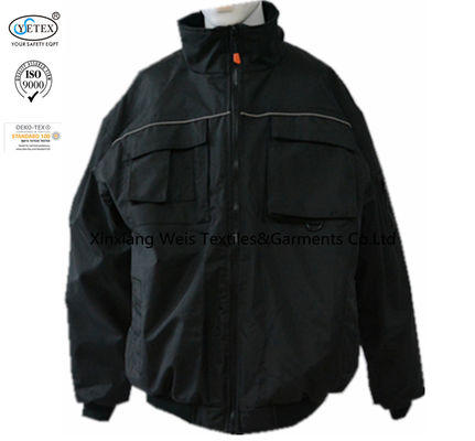 Safety Navy Blue Arc Flash Flame Retardant Jacket With Reflector ...