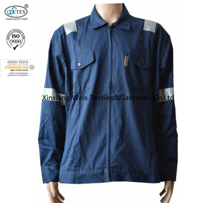 Safety Navy Blue Arc Flash Flame Retardant Jacket With Reflector ...